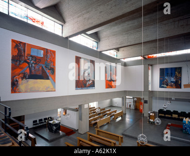 Meerbusch-Büderich, Heilig-Geist-Kirche, Innenbereich Mit Gemälden von ...