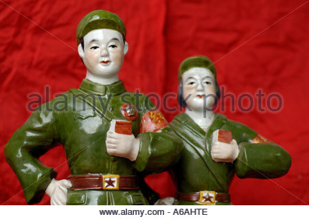 Chinesische rote Garden während der Kulturrevolution in China 1966 ...