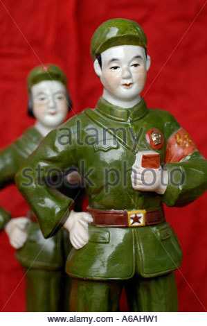 Chinesische rote Garden während der Kulturrevolution in China 1966 ...