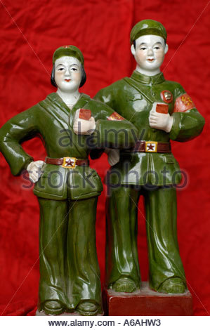 Chinesische rote Garden während der Kulturrevolution in China 1966 ...