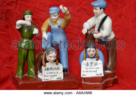 Chinesische rote Garden während der Kulturrevolution in China 1966 ...