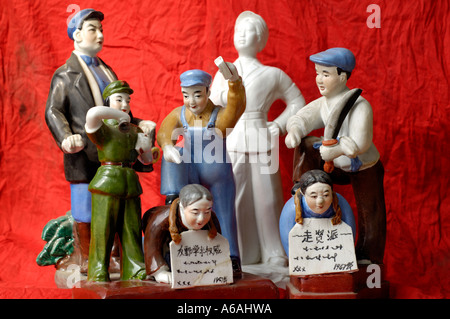 Chinesische rote Garden während der Kulturrevolution in China 1966 ...