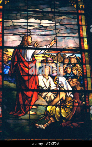 Jesus predigt die Bergpredigt Stockfoto, Bild: 26946960 - Alamy