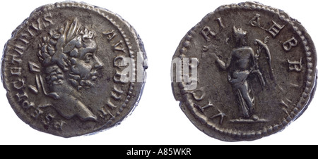 Denar römische Münze Rom Reich Geld alte alte Silber Elagablus ...