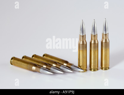 Pistole Munition 7 62 x 51 für G3 und MG3 Stockfotografie - Alamy