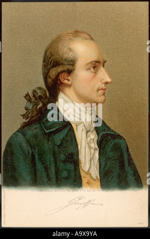 Johann Wolfgang von Goethe (1749-1832), Im 83. Lebensjahr. Goethe, im ...