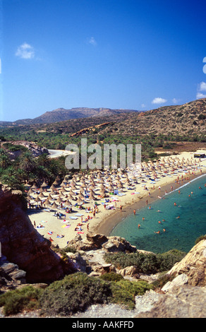 Bounty-Strand von Vai Ost-Kreta Griechenland Europa Stockfotografie - Alamy