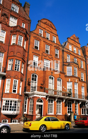 Großbritannien London Belgravia Cadogan Square Giebel-Häuser Hauptstadt ...
