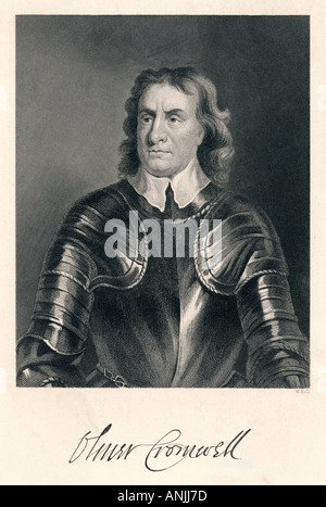 Oliver Cromwell (1599-1658). Englische militärischer und politischer ...