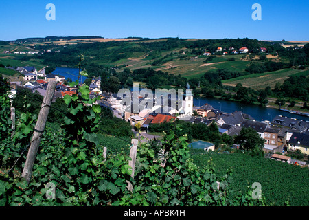 Weinbaugebiet Mosel, Weinberge, Remich Luxemburg, Saarland ...