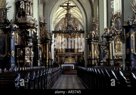 St.-Nikolaus-Kirche innen Danzig Polen Stockfoto, Bild: 124420900 - Alamy