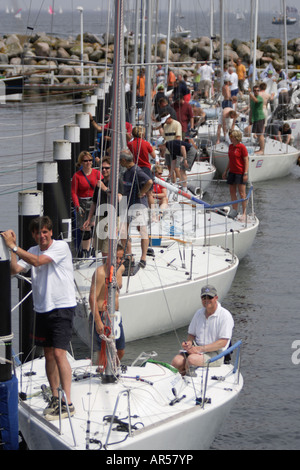 Deutschland, Kiel, Kieler Woche, Regatta, Schilksee, Olympischen Hafen ...