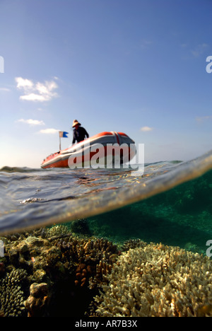 Über Riff, Imperieuse Kanal, Rowley Shoals Marine Park, Western ...