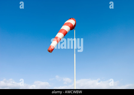 Hülse, Socke, Bremsschirm, Wind Kegel, Hülse, Windsack, blauer Himmel ...