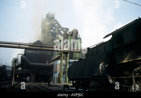 Ein Hochofen in Benxi Iron and Steel Group in Liaoning, China. 01 Sep ...