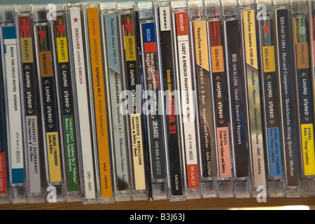 CD Sammlung klassischer Musik auf CD Stockfotografie - Alamy