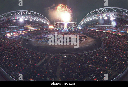 Eröffnung Zeremonie SYDNEY Olympische Spiele Olympische Stadion SYDNEY ...