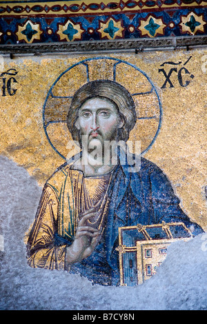 Mosaikkreuz, Hagia Sophia, Sultan Ahmet Park, Istanbul, St. Sophia Church, Ayasofya Camii ...