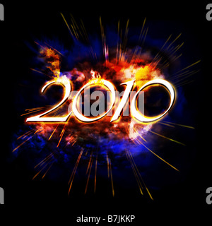 das Jahr 2010 kommt bald Stockfoto, Bild: 21923482 - Alamy