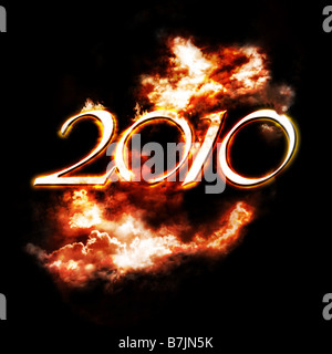 das Jahr 2010 kommt bald Stockfoto, Bild: 21923482 - Alamy