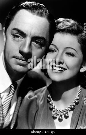 DER DÜNNE MANN (1934) WILLIAM POWELL, MYRNA LOY TTMN 009P Stockfotografie - Alamy