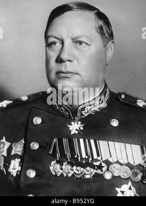 Held der Sowjetunion Marschall Konstantin Rokossowski Stockfoto, Bild ...