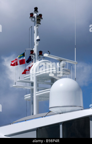 Schiff, Radar, Radar, Antenne, Boot, yacht Stockfotografie - Alamy