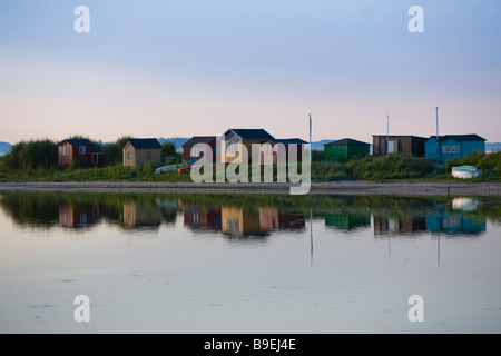 Strandhütten Marstal Ærø Insel Fünen-Dänemark Stockfotografie - Alamy