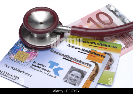 Krankenversicherung-Karten, Krankenkassen, anders, öffentliche ...