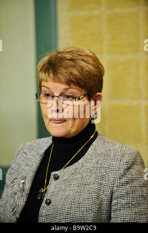 Porträt von Maud Olofsson Schwedens Minister für Industrie und Leiter ...