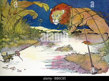 "Der Löwe und die Maus" Fabel von Aesop (ca. 600). Ein Löwe kann eine ...