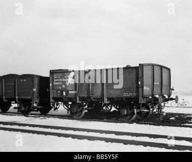 Transport/Transport, Eisenbahn, Waggons, Güterwaggons, schnabelwagen ...