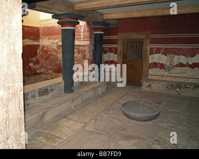 Knossos Labyrinth Kreta Stockfotografie - Alamy