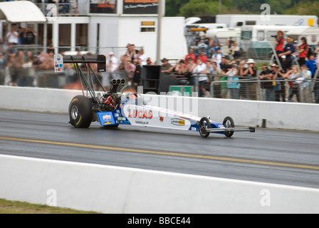 Dragster Rennen in der FIA European Drag Racing Championship Finals in ...