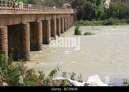Afrika, Äthiopien, Blauer Nil, Katarakt. Tisisat fällt, in der Nähe von ...