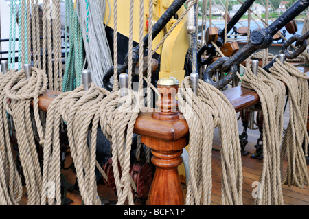 Rigging-Schiff Schiffe Seil Seile Mast Segel Segel Klettern Klettern ...