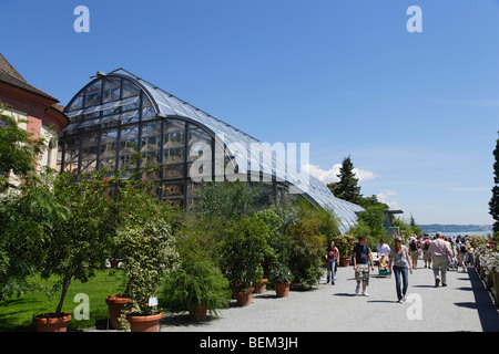 Palmenhaus, Insel Mainau, Baden-Württemberg, Deutschland Stockfoto ...