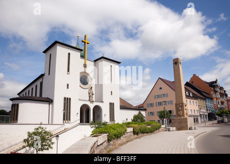 Stockach, Baden-Wurttenburg, Deutschland, Europa. Volksbank in ...