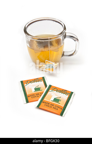 Delisse Mate De Coca Tee, ein traditionelles peruanische pflanzliches ...