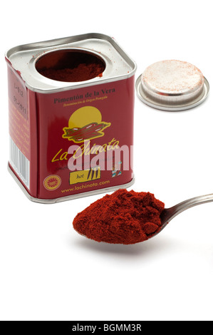 Rote Dose "Pimentón De La Vera'' La Chinata'Spanish geräuchertes ...