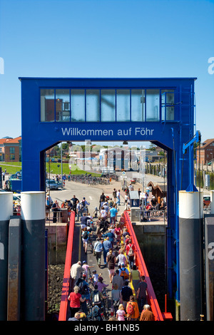 Hafen von Wyk auf Föhr, Insel Föhr, Nordsee, Nordfriesland, Schleswig ...