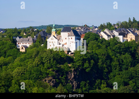 Wolkenstein Burg, Wolkenstein, Erzgebirge, Sachsen, Deutschland ...