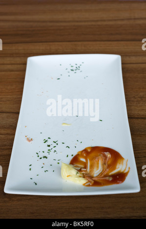 Der leere Teller Stockfotografie - Alamy