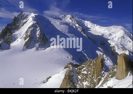 Mont Blanc, Frankreich - höchster Berg Europas, Chamonix, haute-savoie ...