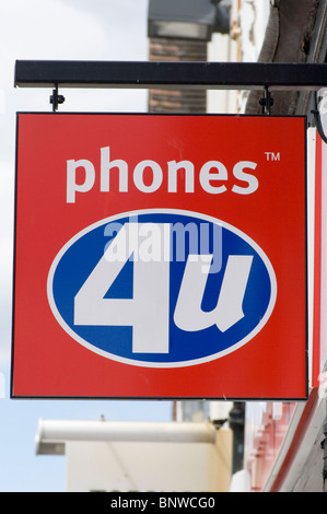 Phones 4u Zeichen und Logos Stockfotografie - Alamy