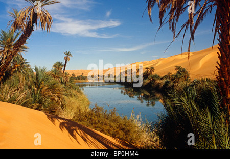 Libyen, Fezzan, Edeyen Ubari, nr Ubari. Die Navigationsrubrik (aka ...