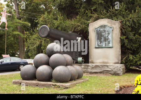 American Civil War Kanonen und Kanonenkugeln - Gettysburg, Pennsylvania ...