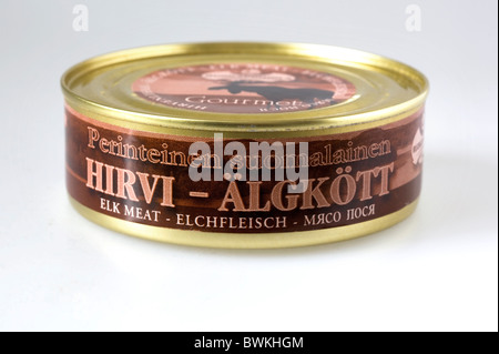 Dose Rentierfleisch oder Poro - ein Beispiel für das seltsame oder ...