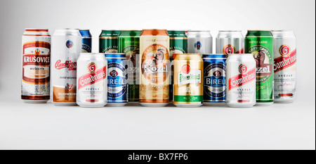 Dosenbier Branik, Staropramen Brauerei. (CTK Foto/Martin Sterba ...