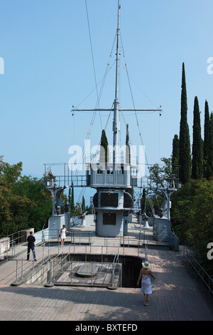 Touristen, Kriegsschiff Apulien, Vittoriale Degli Italiani, Gardone Riviera, Gardasee, Lombardei ...